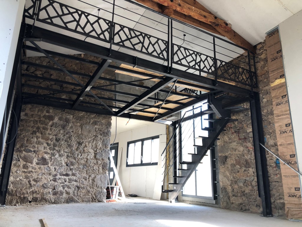 Mezzanine sur-mesure à Saint Alban d'Ay (07)