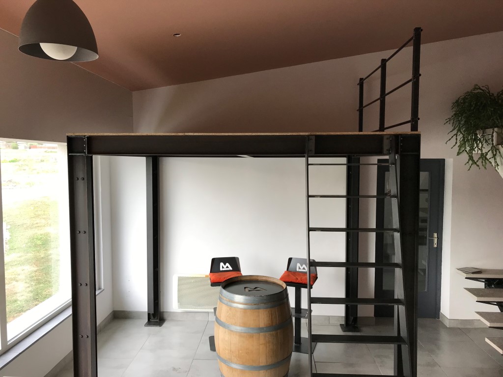 Mezzanine métal mécano-boulonné en kit prête à poser - Metablok